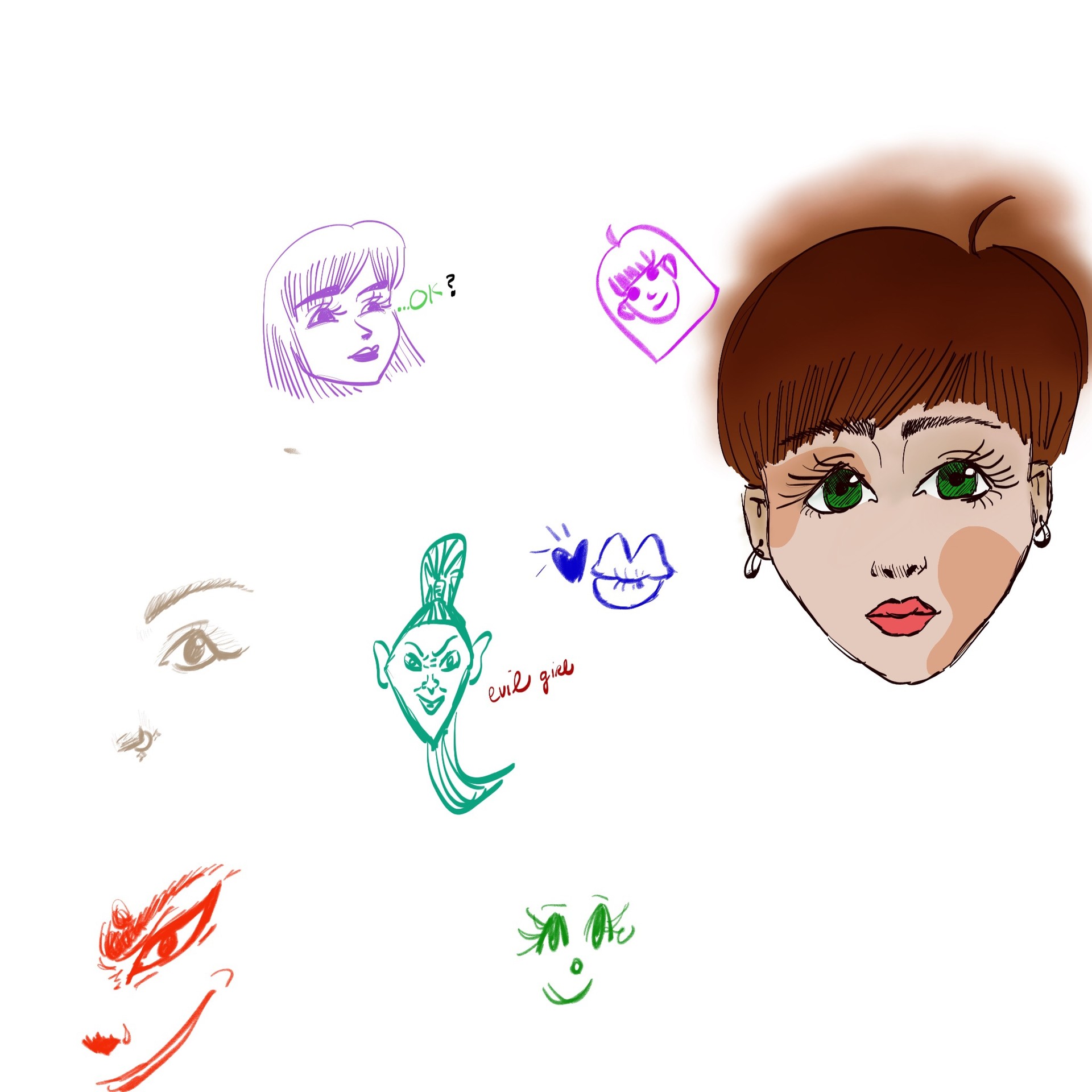 ArtStation - Moo girl with sidekicks