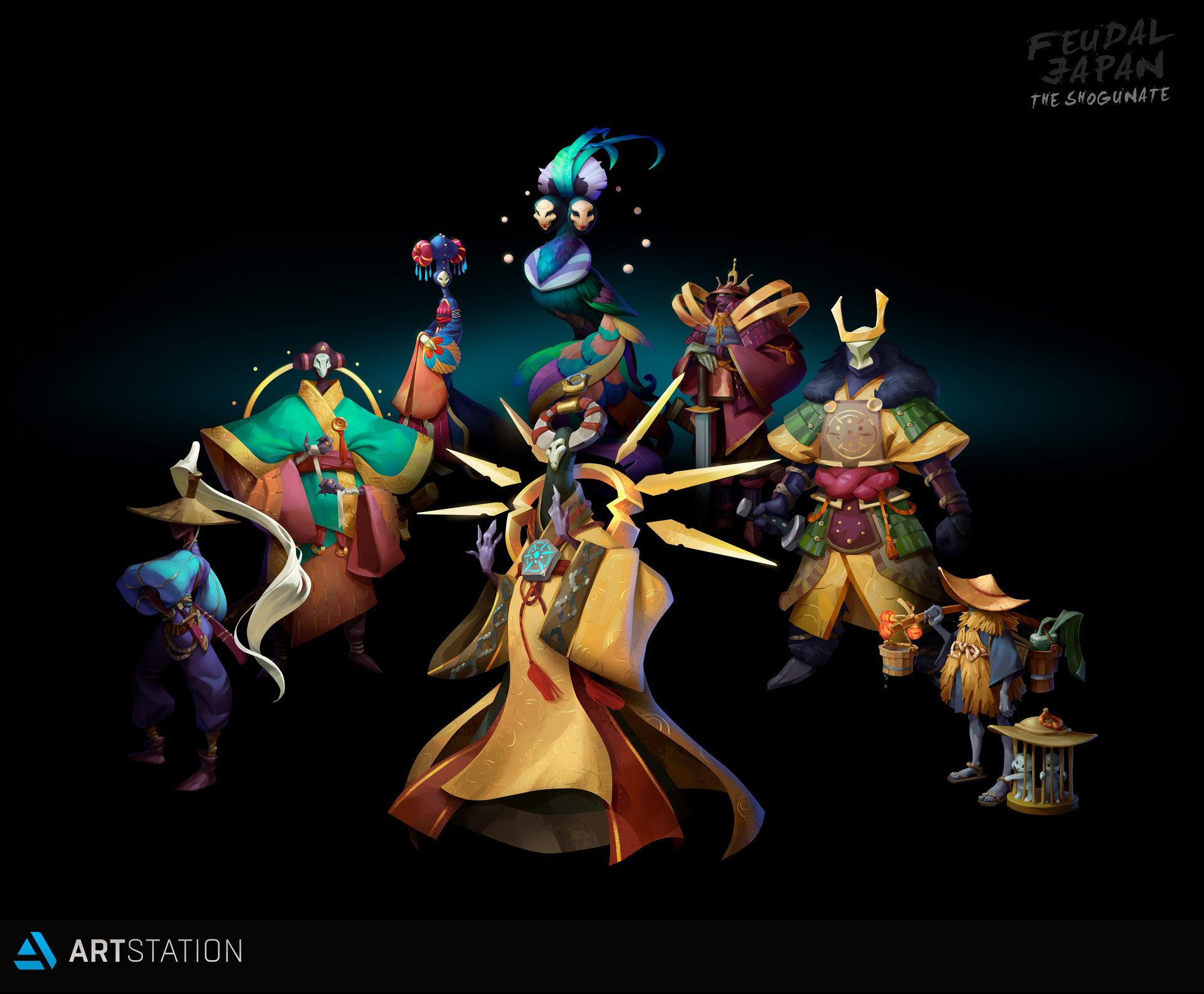 ArtStation - Feudal Japan: The Shogunate Challenge