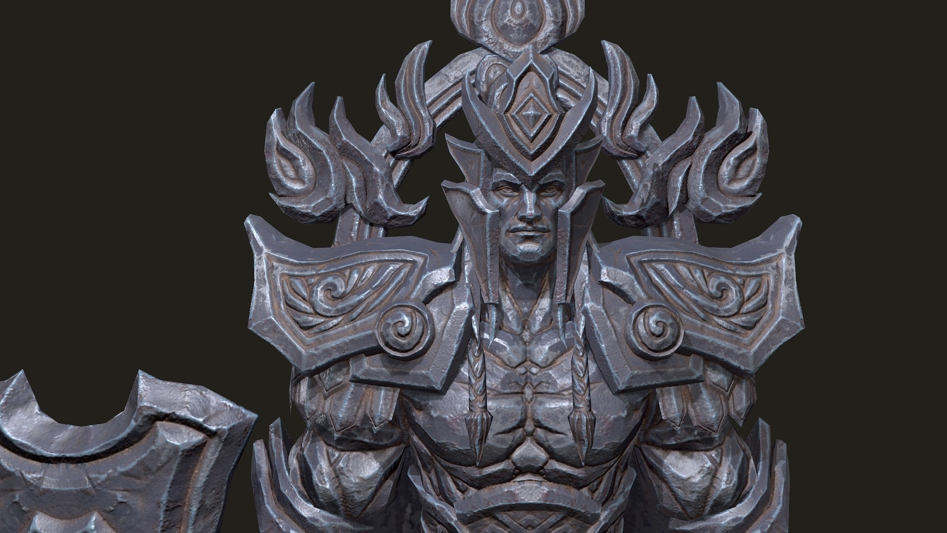 ArtStation - A stone statue 一个石头雕像