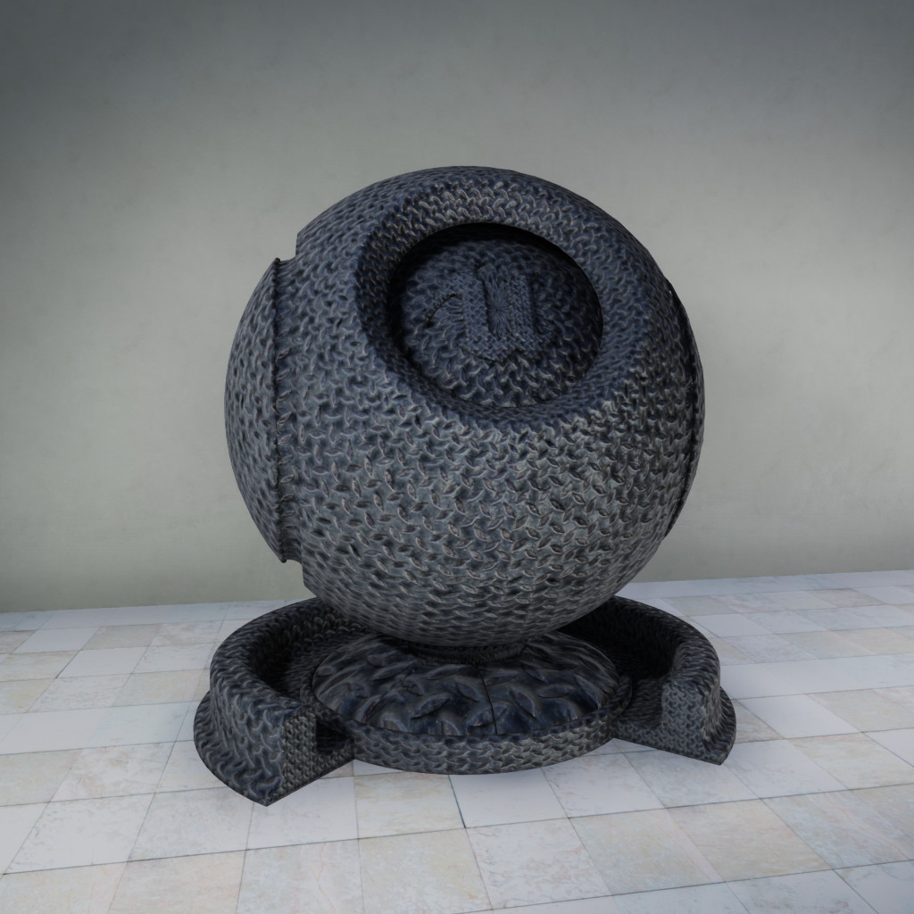 Augusto Batista - Material Samples Rendered In-Engine (2016)