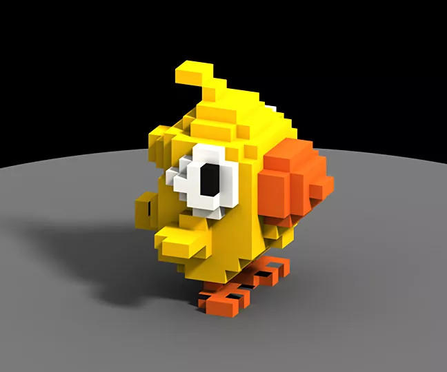 ArtStation - Voxel Chicken
