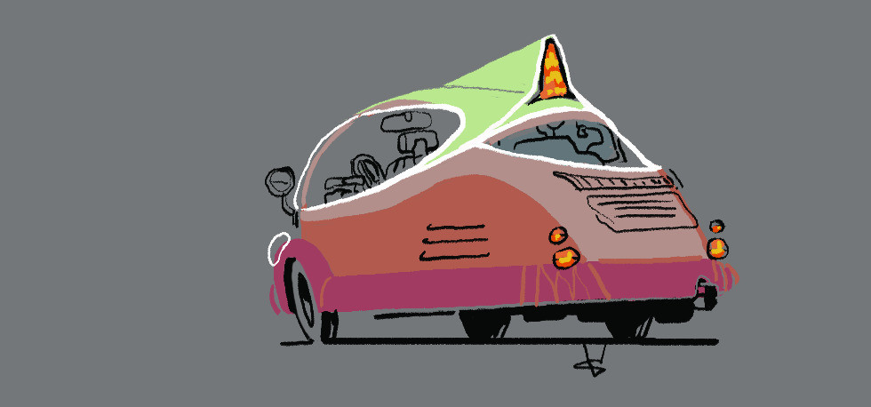 ArtStation - three-wheeled vehicle