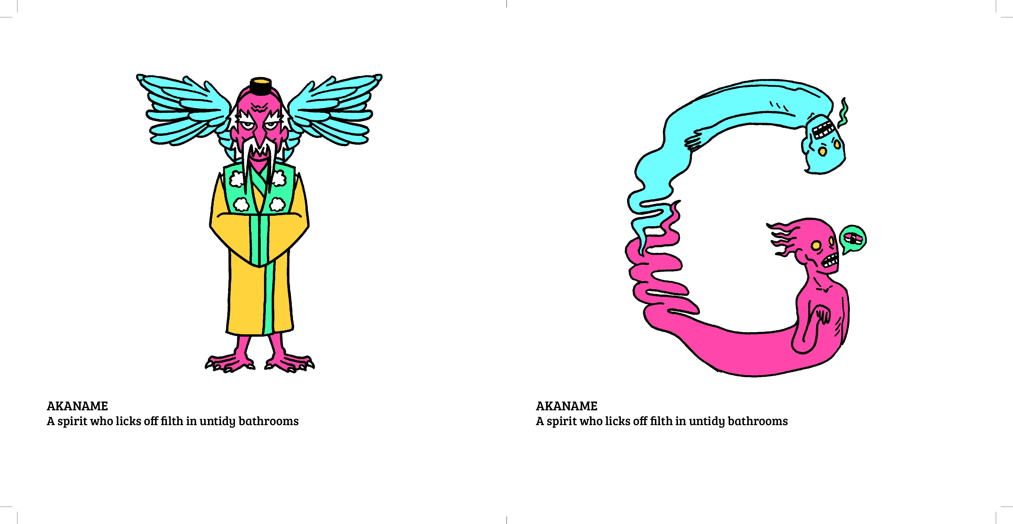 Hai Blumental - Japanese Demons inspired Lettering