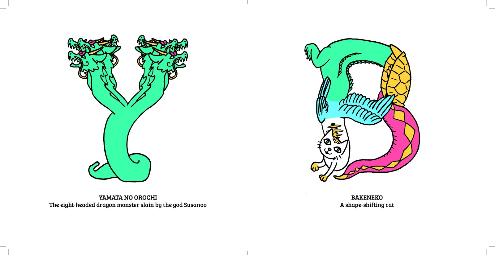 Hai Blumental - Japanese Demons inspired Lettering