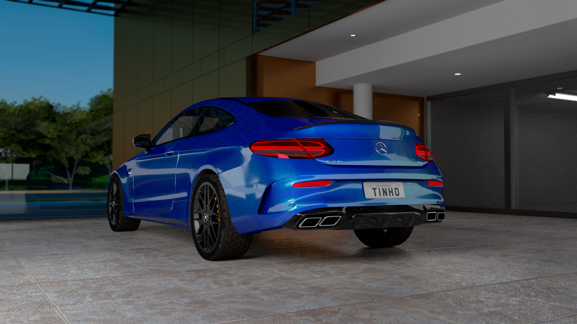 ArtStation - Mercedes Benz AMG C63 | CGI