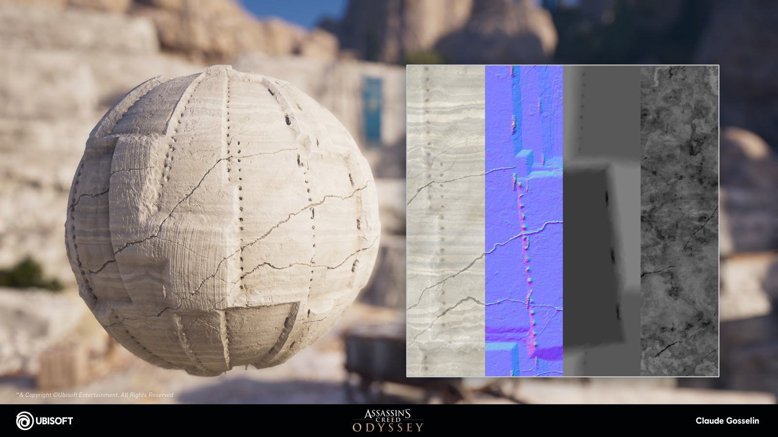 Claude Gosselin Assassins Creed Odyssey Biome Materials Quarries