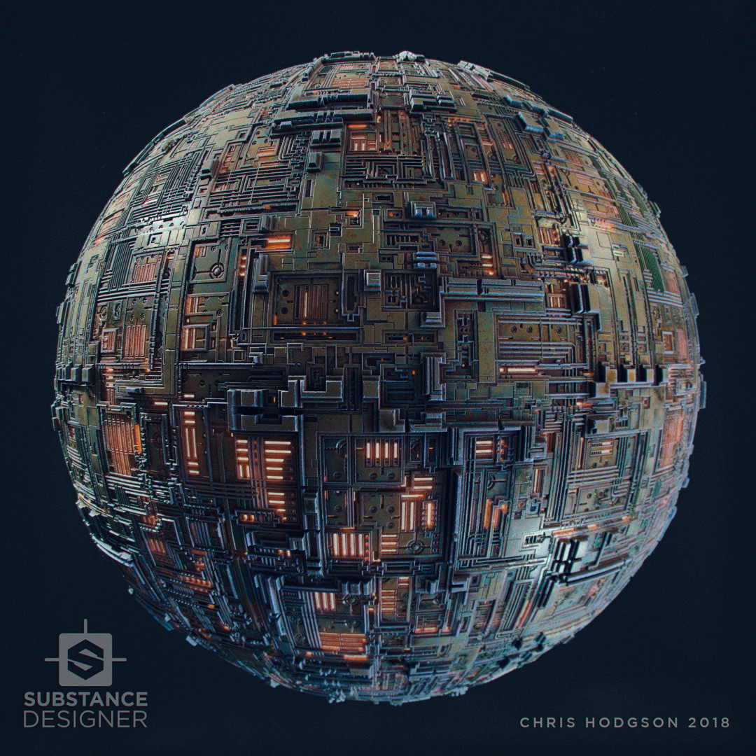 Chris Hodgson - Alien Ship Panels