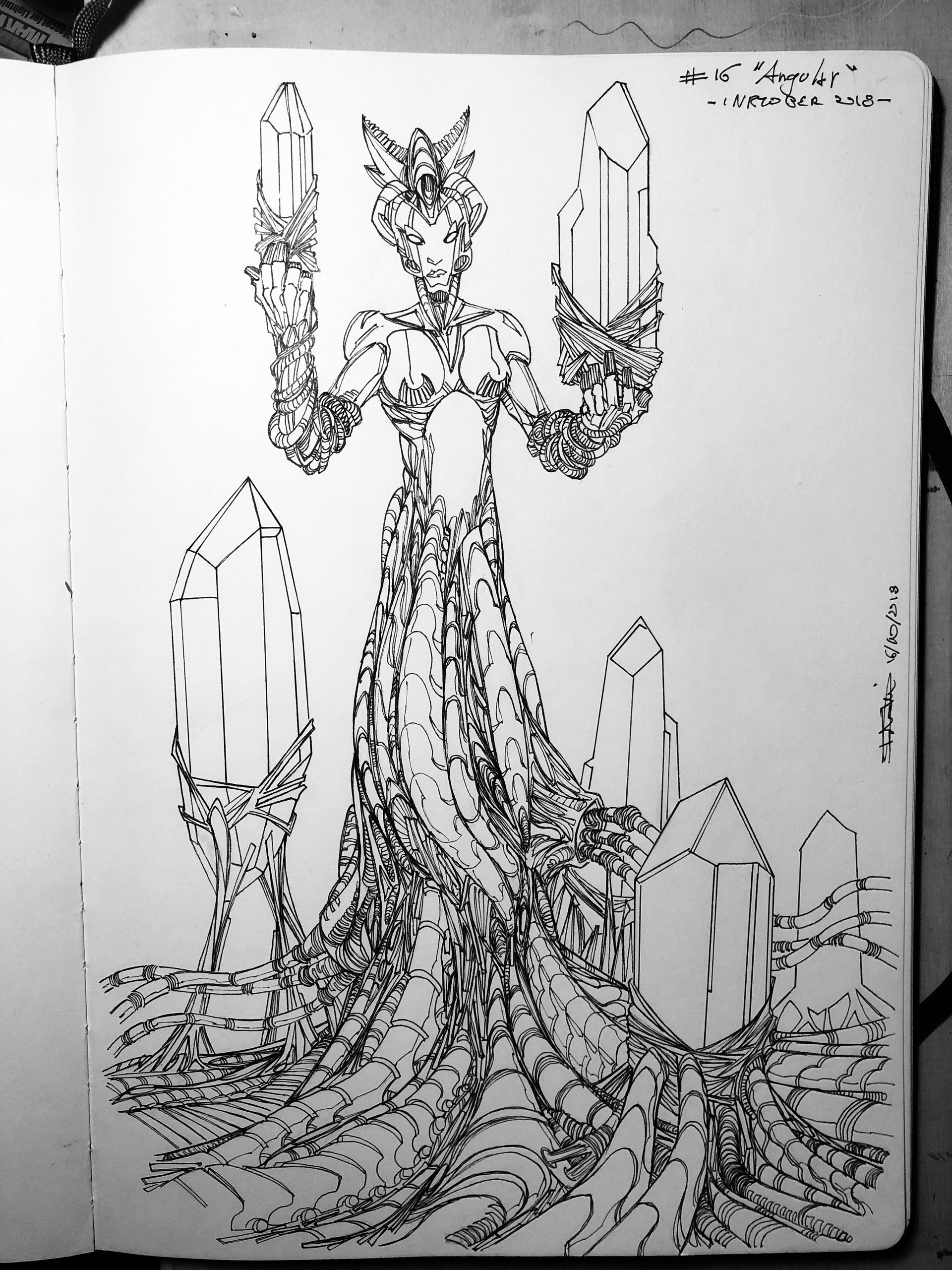 ArtStation - Inktober 2018 - sixteenth prompt: “Angular”