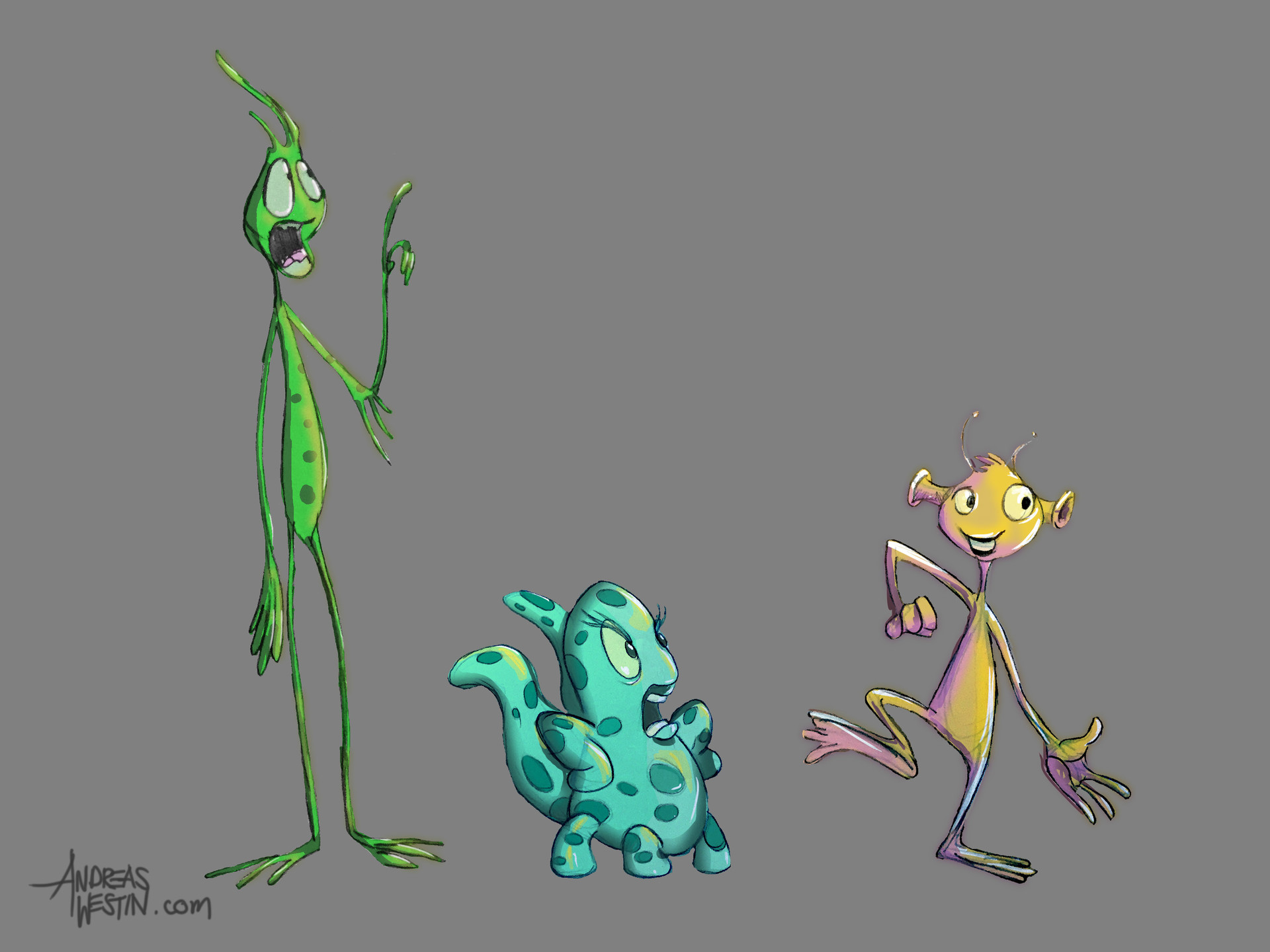 ArtStation - Monster designs