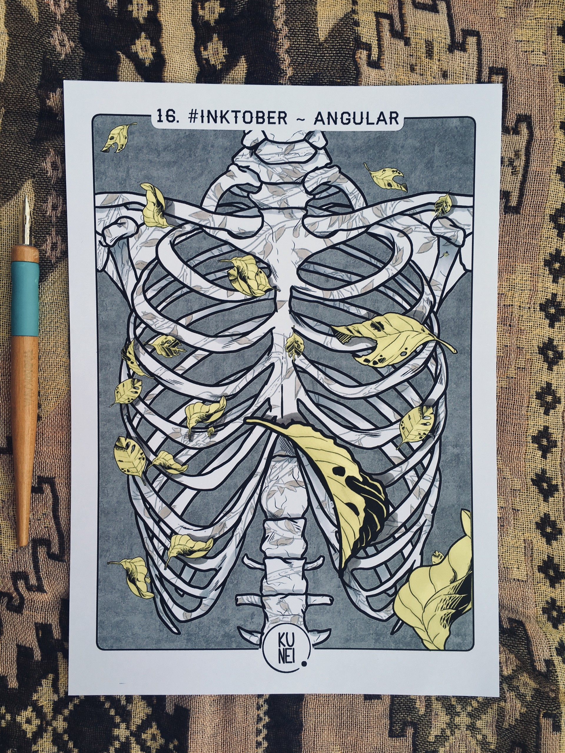 ArtStation - Day 16 of my Inktober ~ Angular