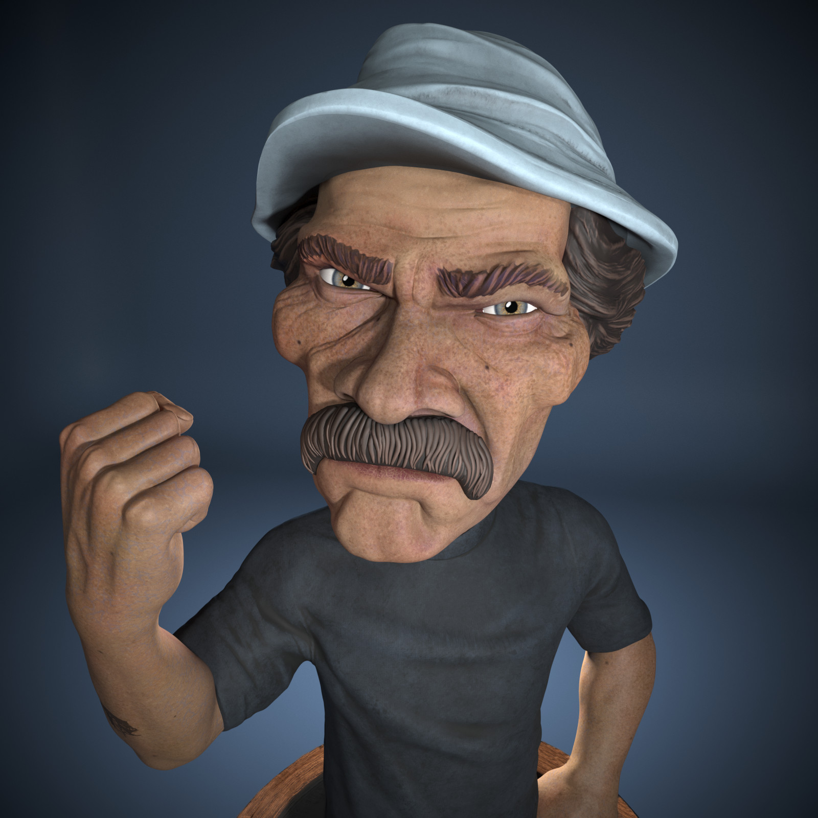 Derek Honour - Don_Ramon for 3D Print.