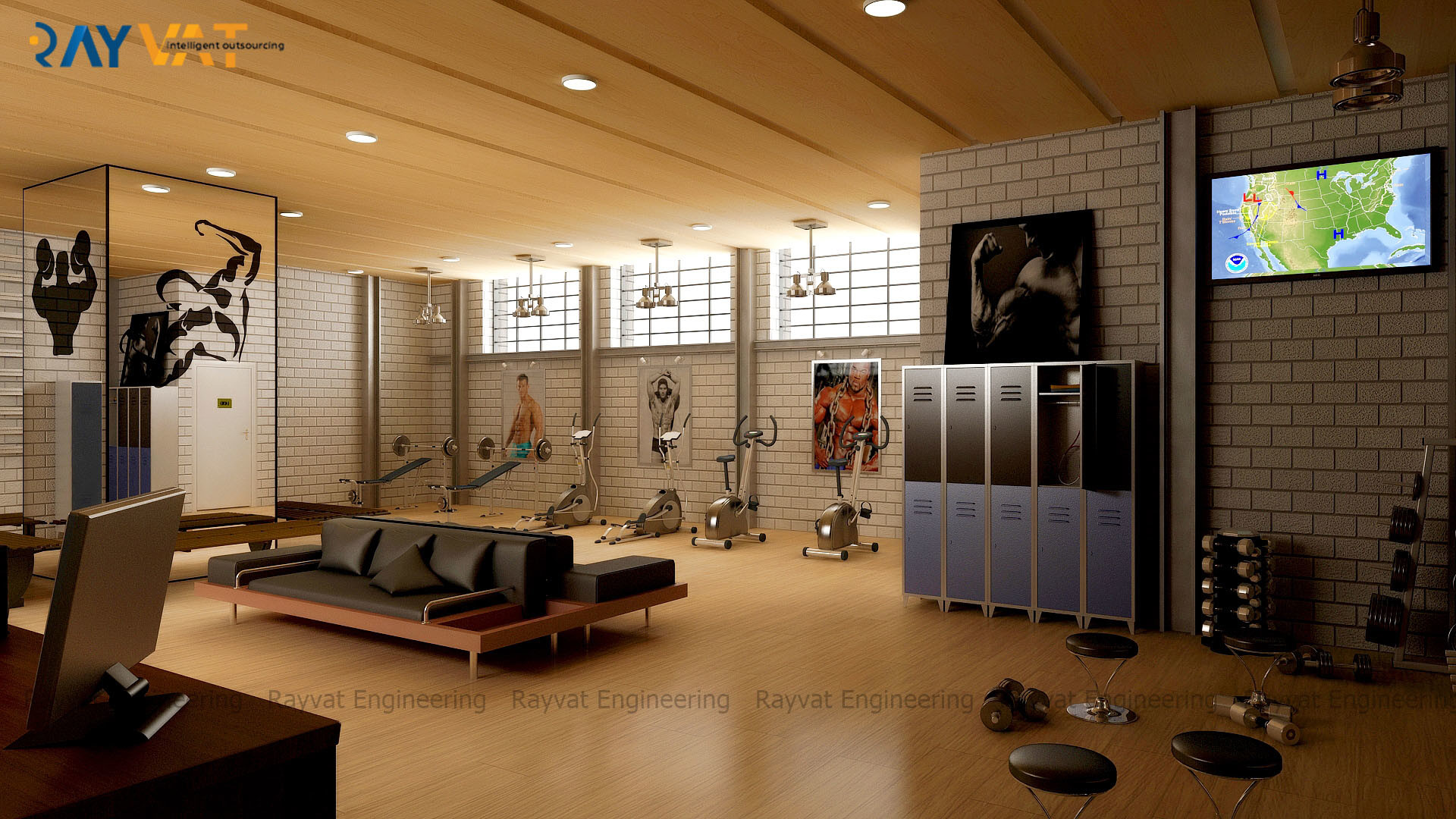 Rayvat Engineering - GYM PERSPECTIVE - Sydney, Australia