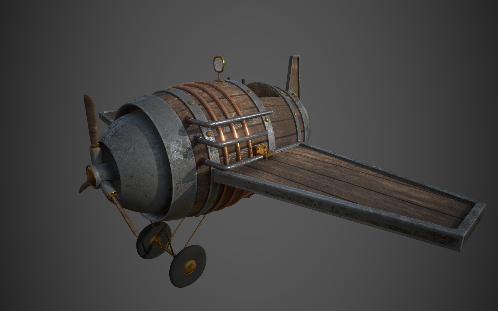 ArtStation - Airplane Barrel