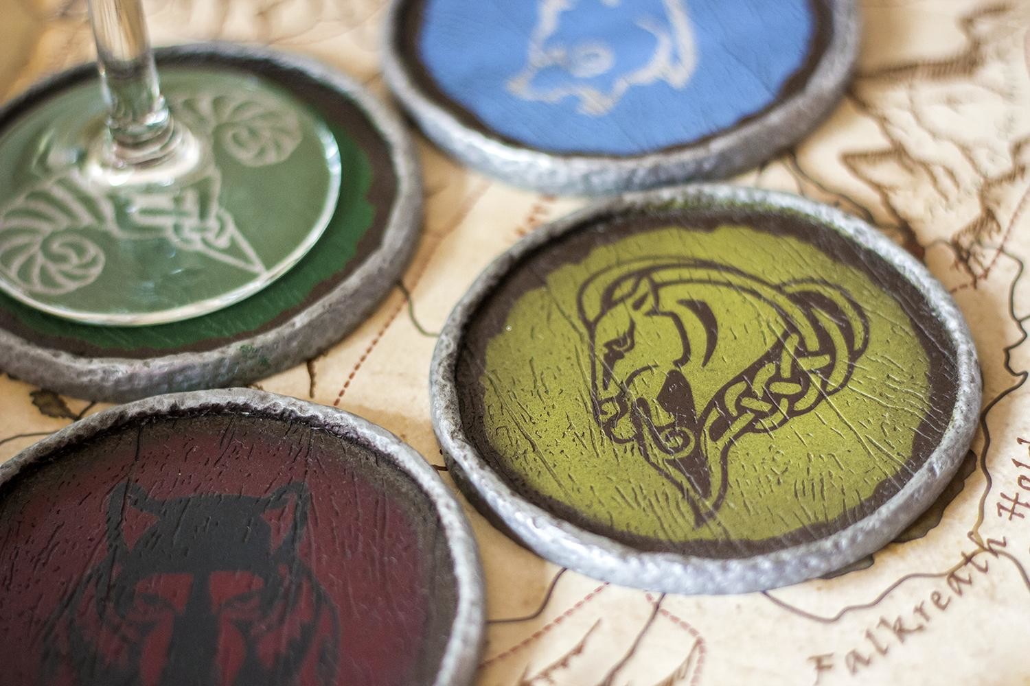 ArtStation - Skyrim- Shield Coasters