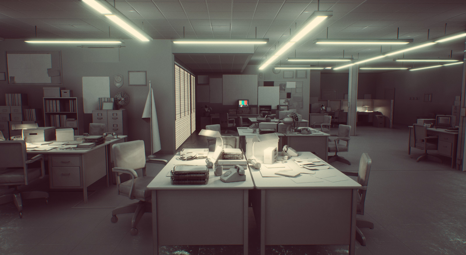 Martin Molnar - Retro Police Station - Office