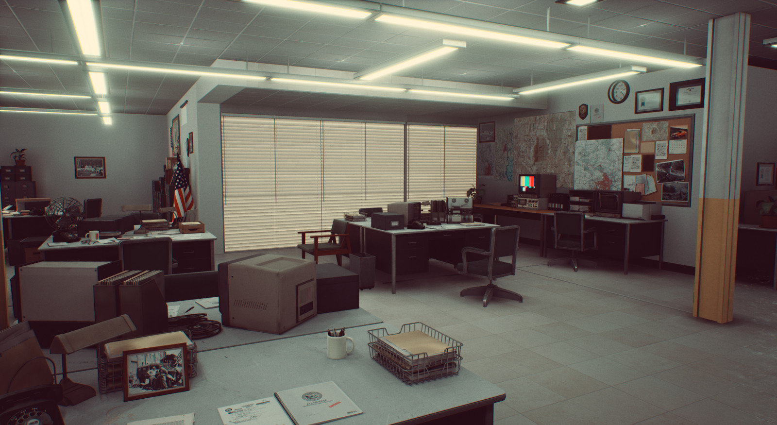 Martin Molnar - Retro Police Station - Office
