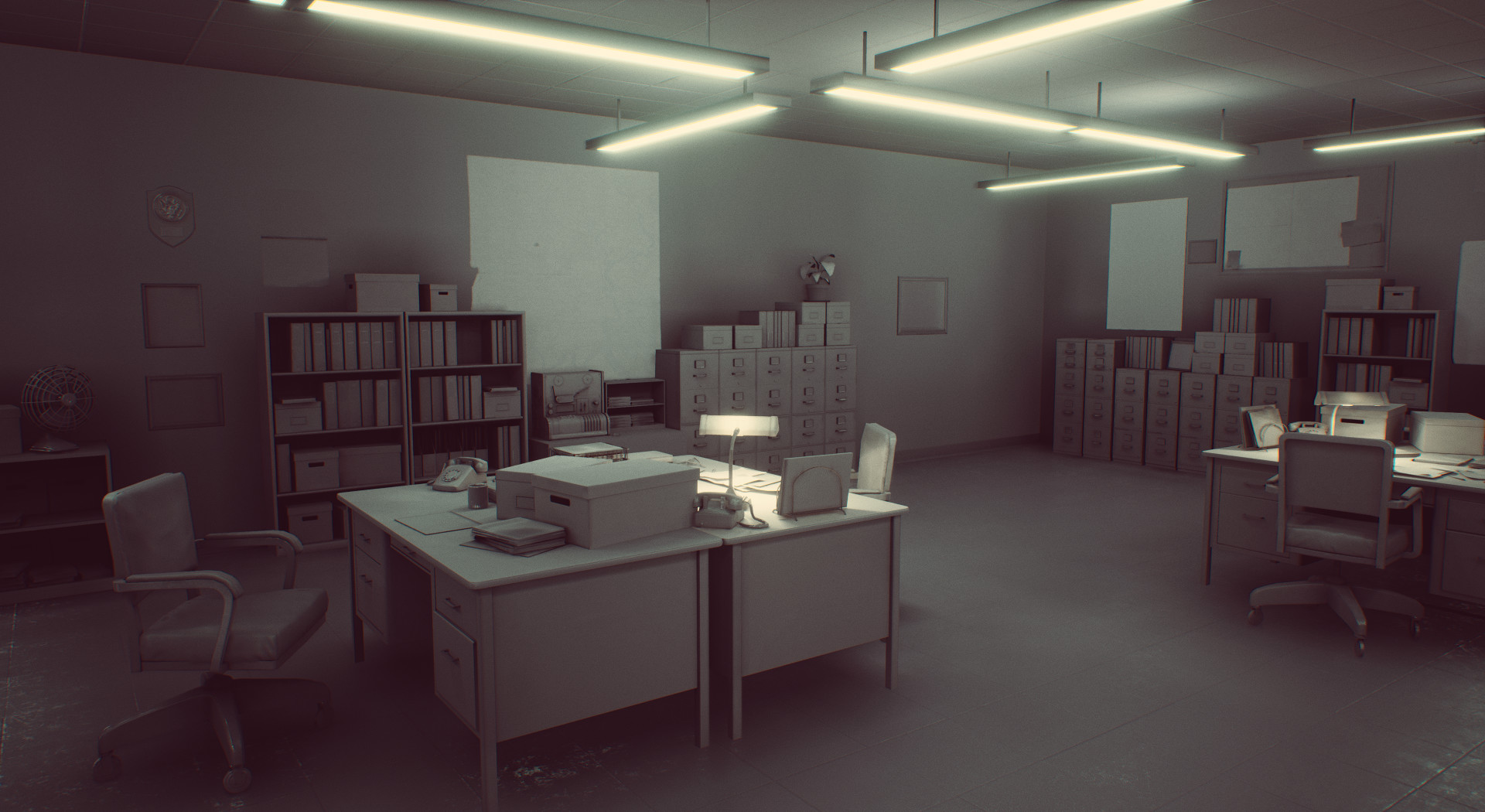 Martin Molnar - Retro Police Station - Office