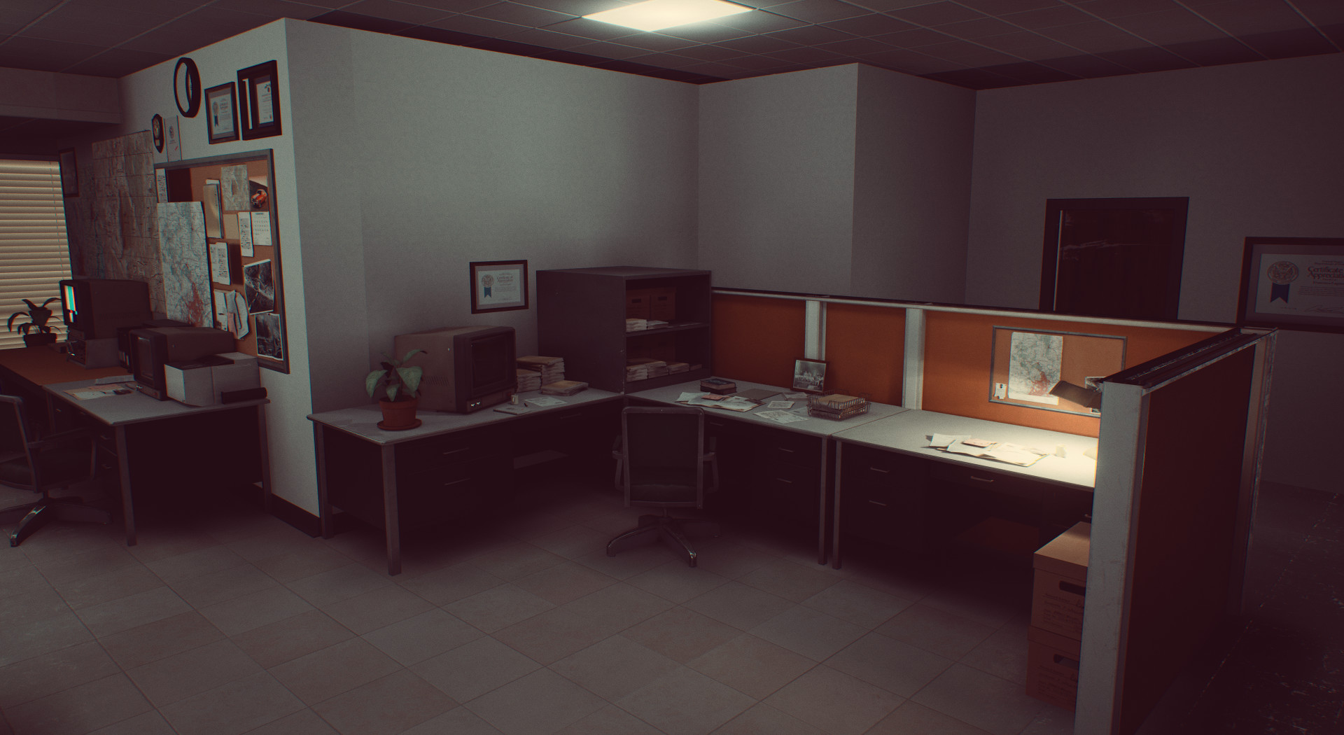 Martin Molnar - Retro Police Station - Office