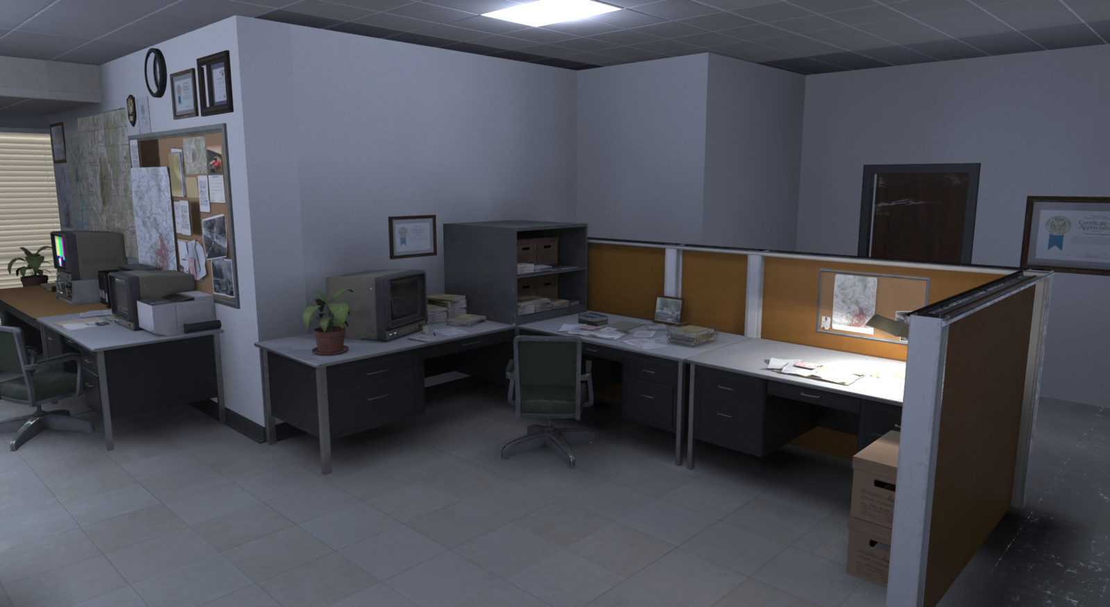 Martin Molnar - Retro Police Station - Office