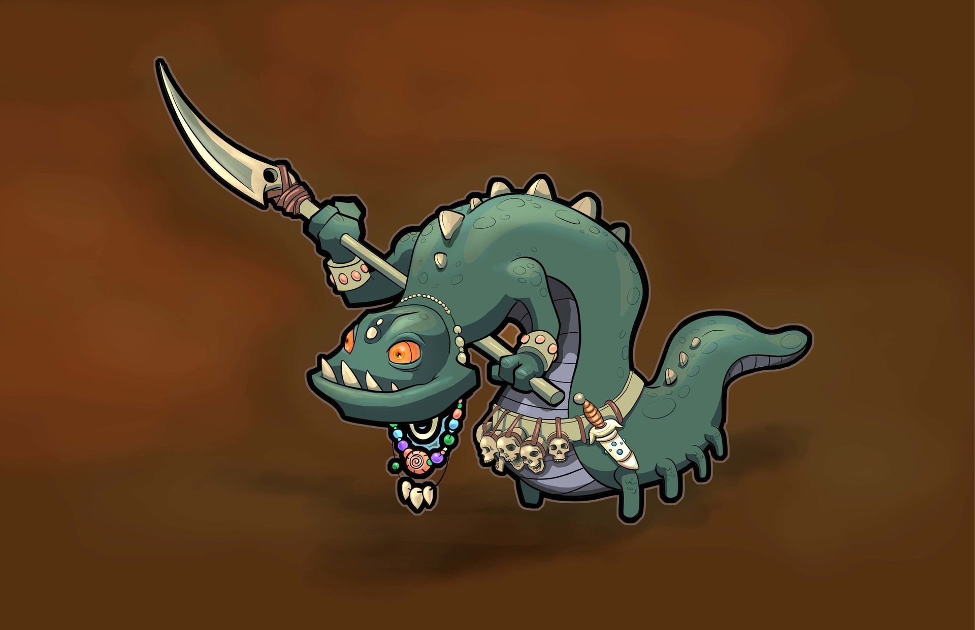 ArtStation - Lizard Shaman