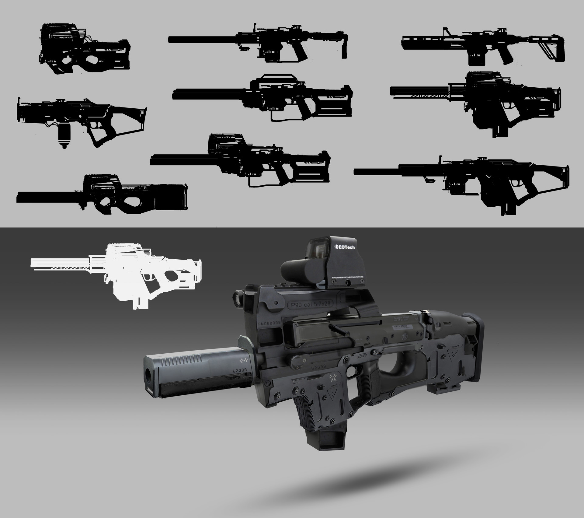 ArtStation - Assualt Rifles
