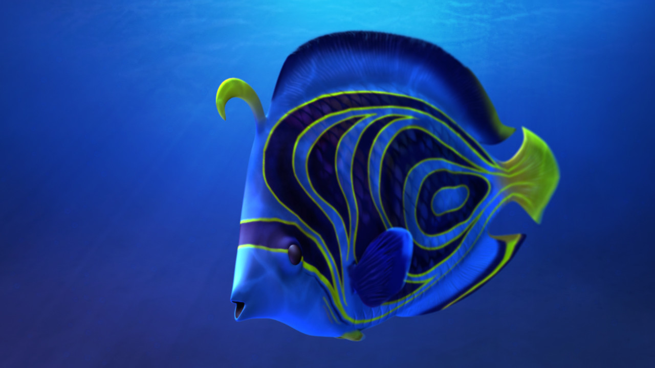 ArtStation - Larry the fish.