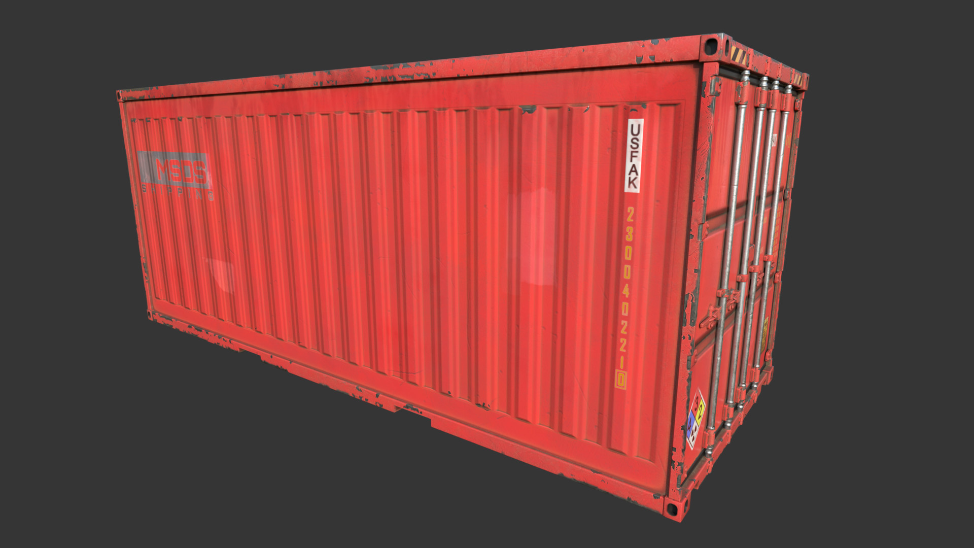 Trey Sharp - Game Ready PBR Shipping Container Prop