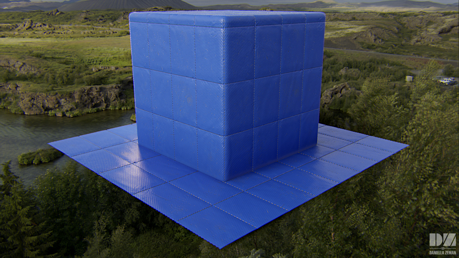 Daniella Zeman - Substance Designer Padded Tarp Material