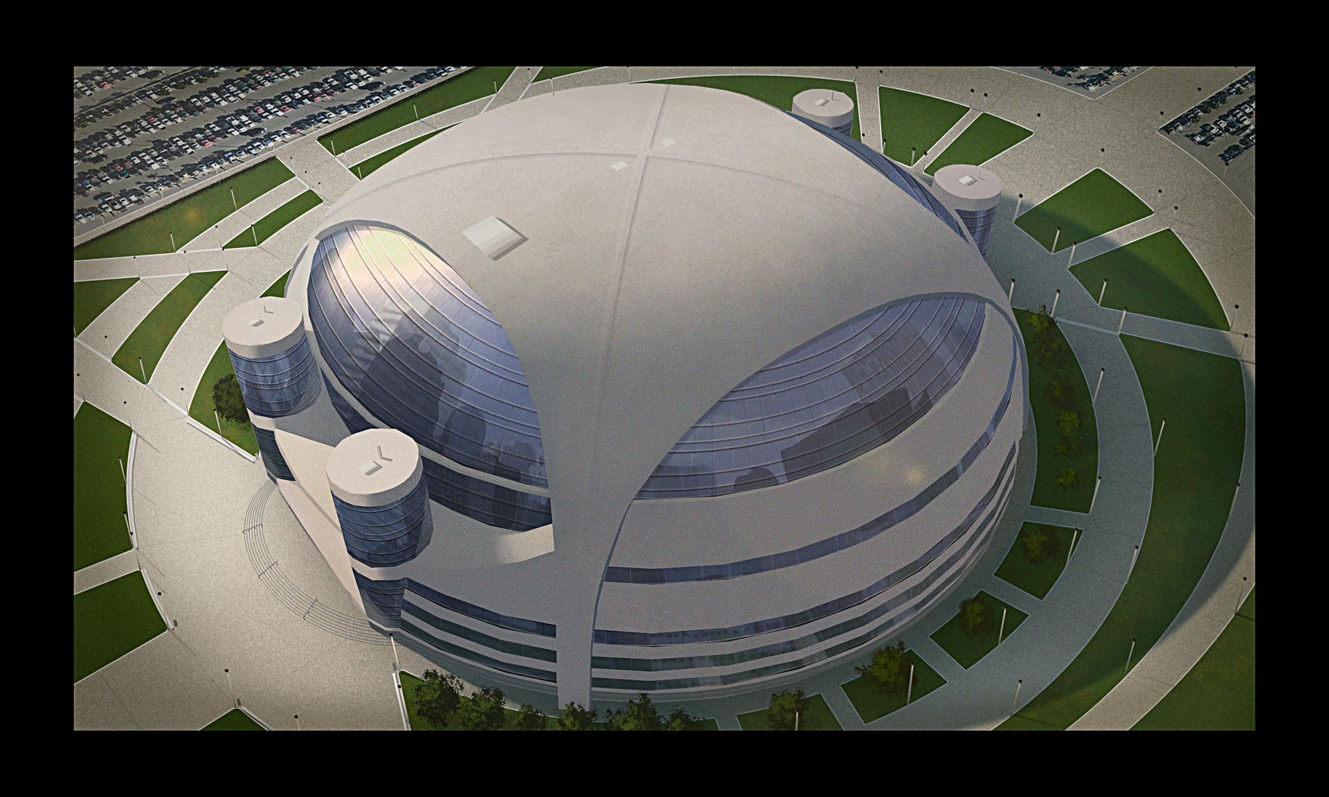 ArtStation - Madden Stadium Concept - Sphere