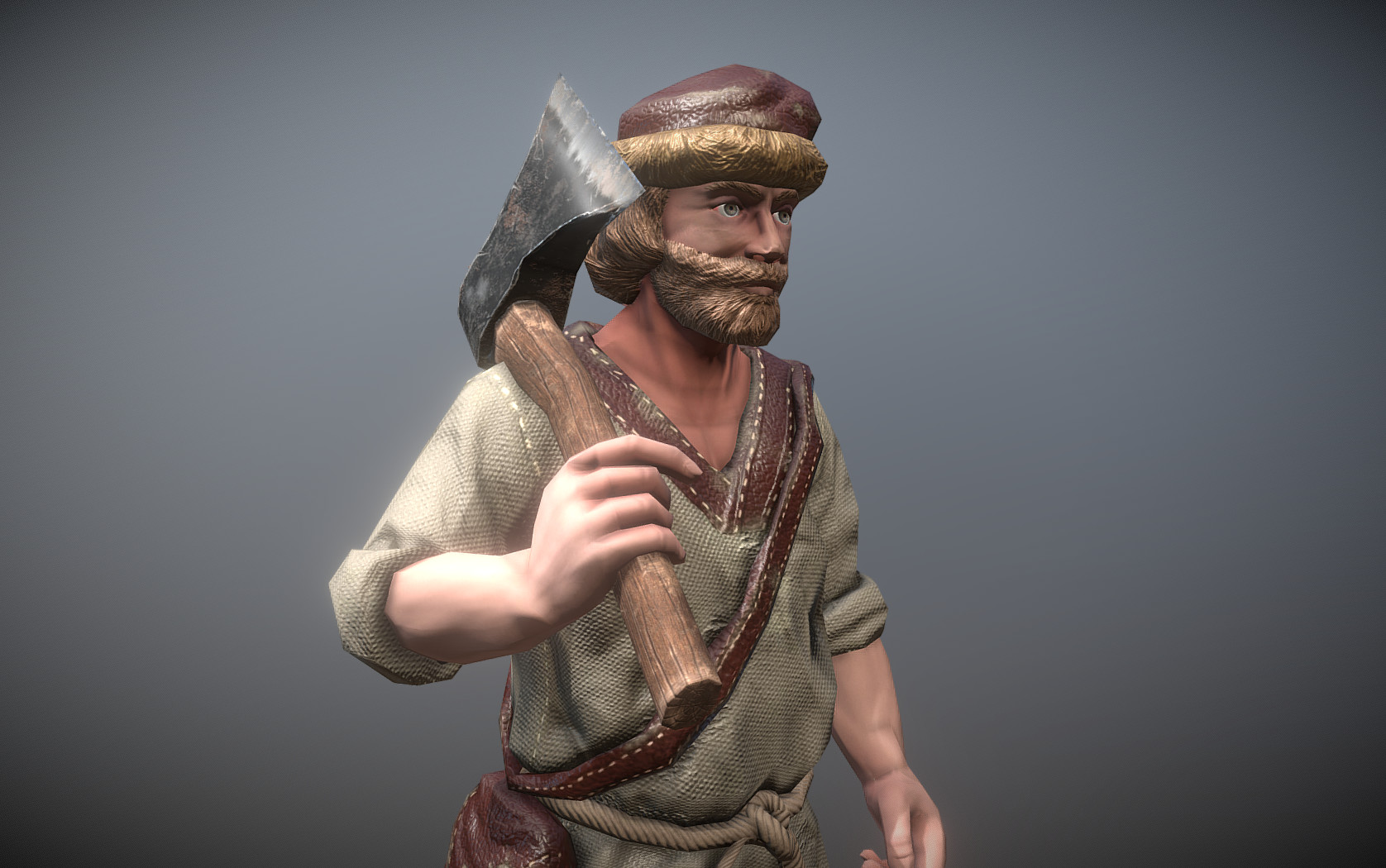 ArtStation - Peasant Villager Man