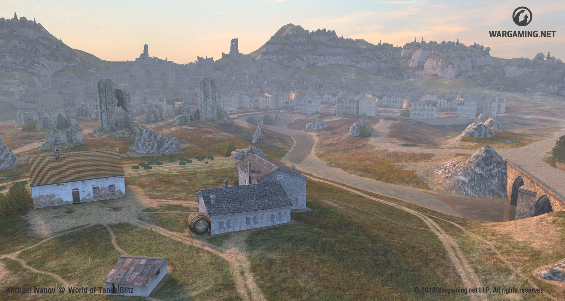 Michael Ivanov - Vineyards Map Rework (World of Tnaks Blitz)