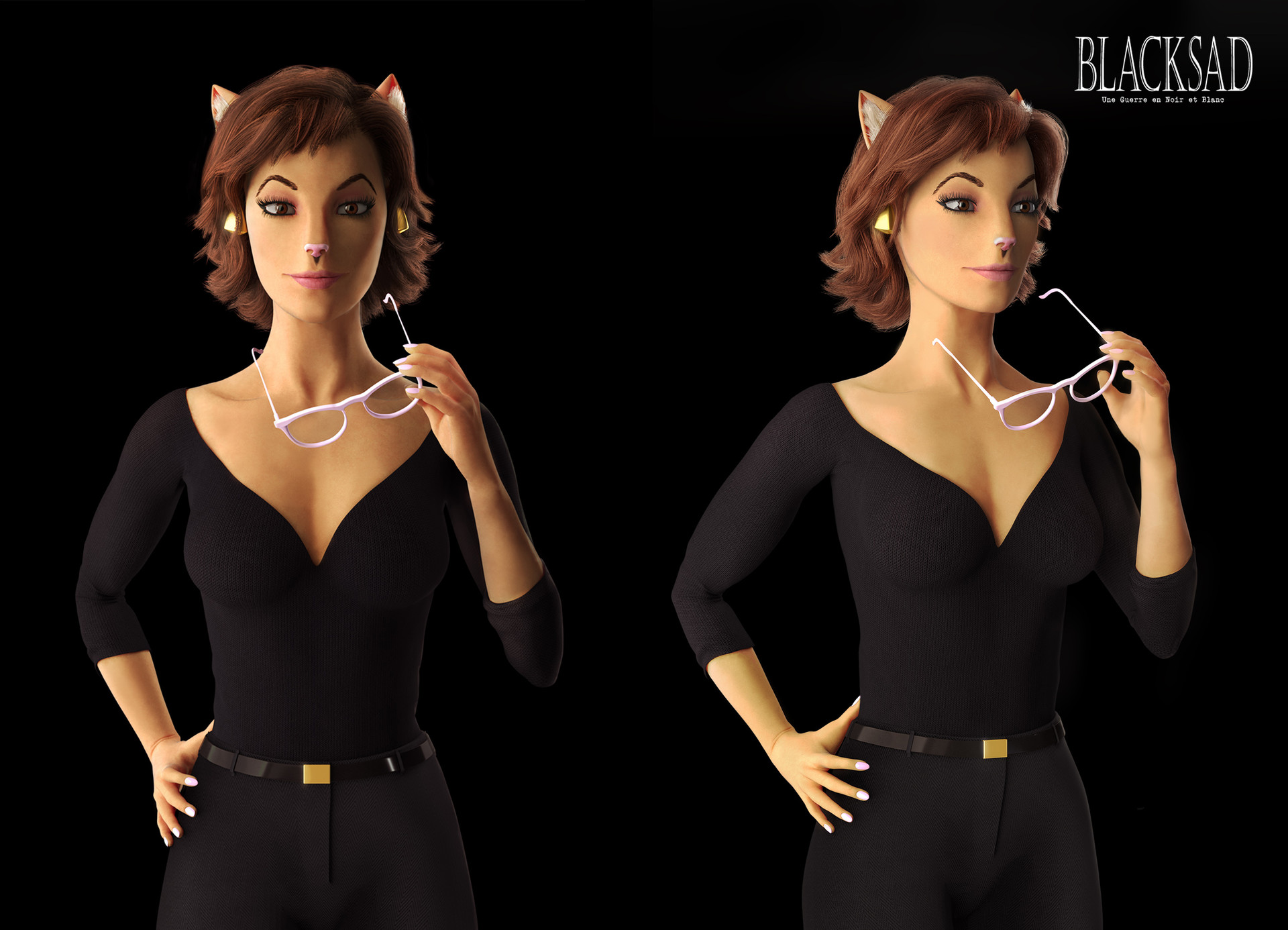 ArtStation - Alma from Blacksad comic