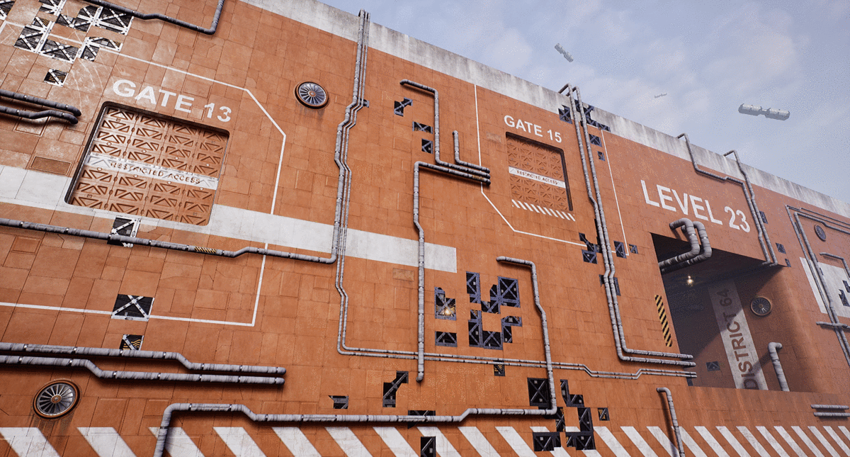 Sergey Isaev - Procedural Sci-Fi Hangar