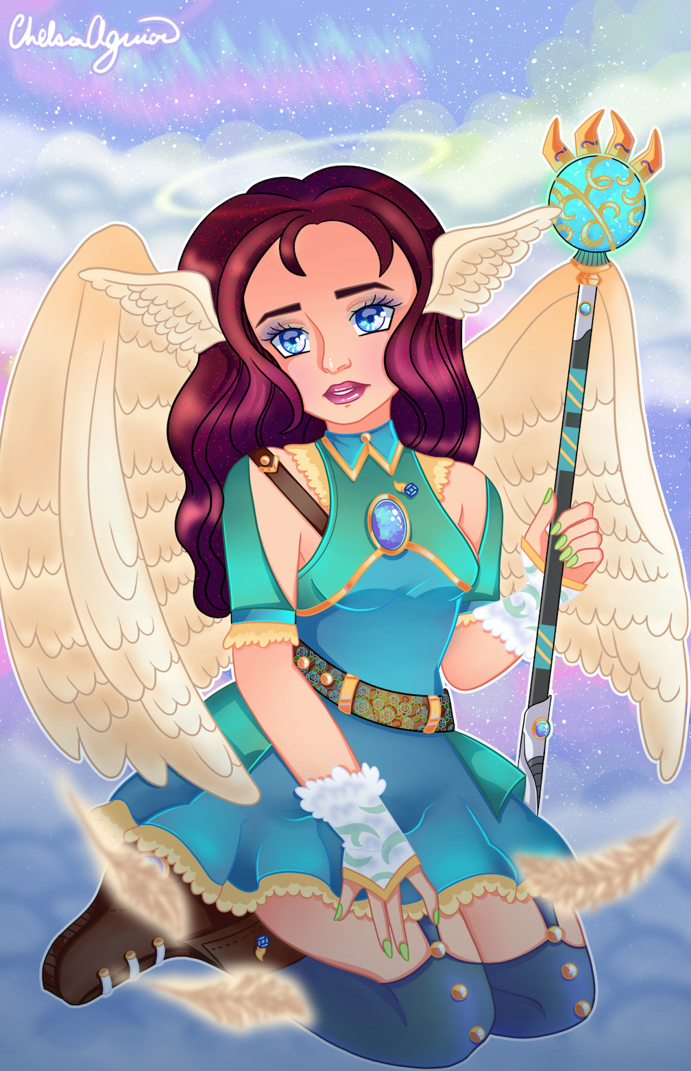 ArtStation - Alena: Protector of the Sky