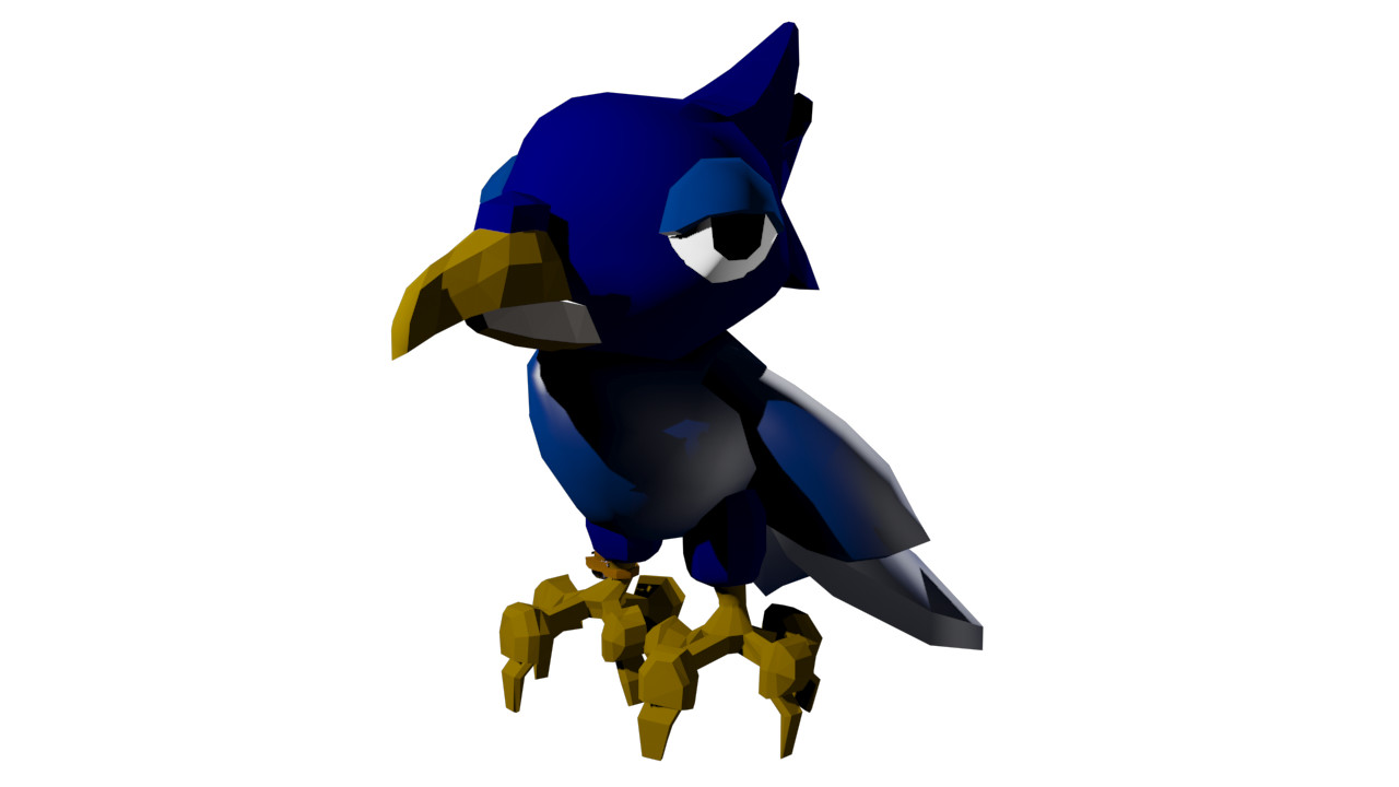 ArtStation - Crow 3D Turnaround