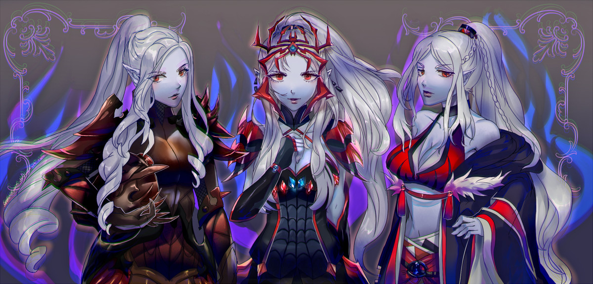 ArtStation - The drow sister