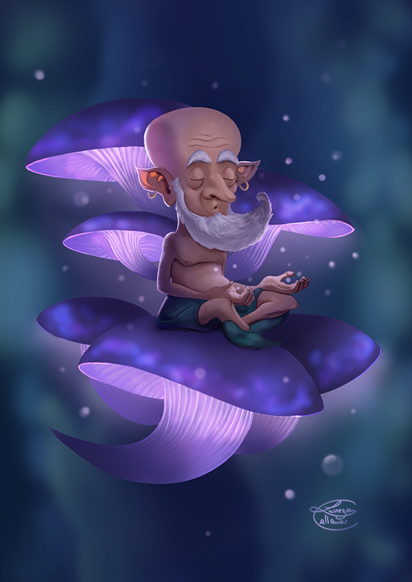 ArtStation - Elf meditation