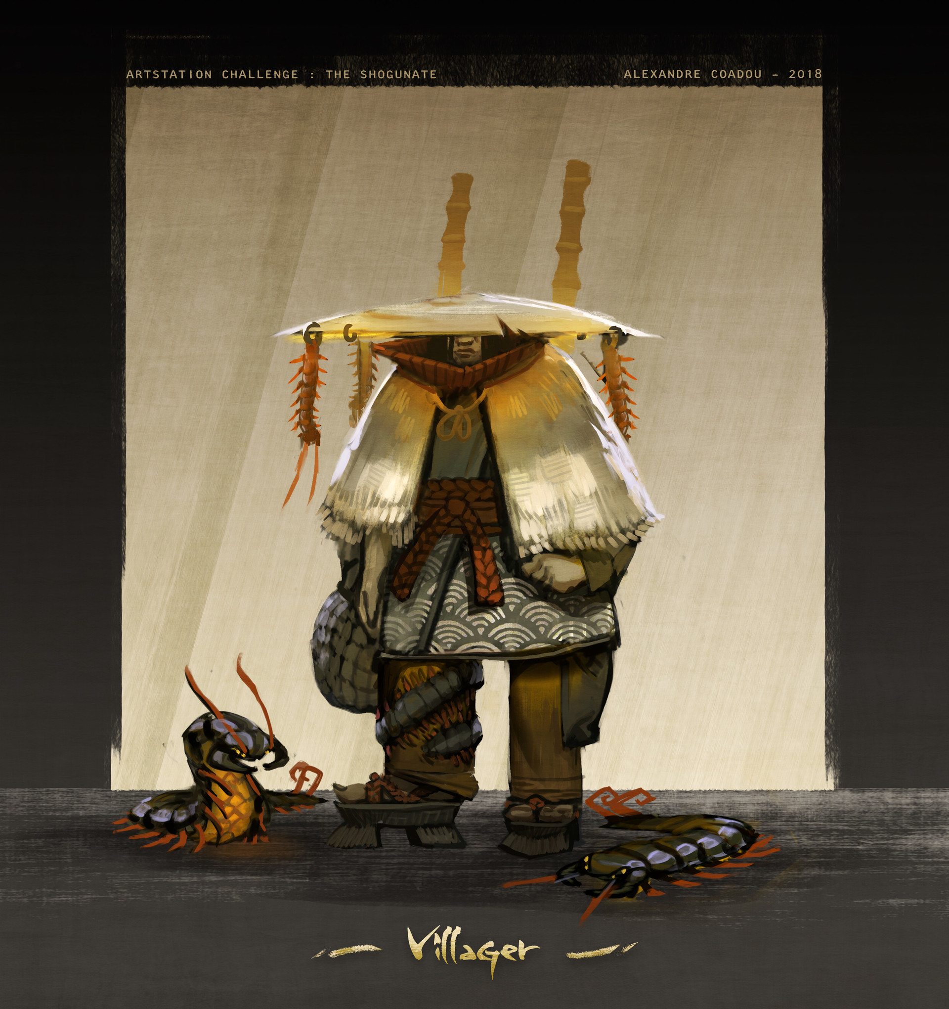 Alexandre Coadou - The Sogunate - Character design challenge