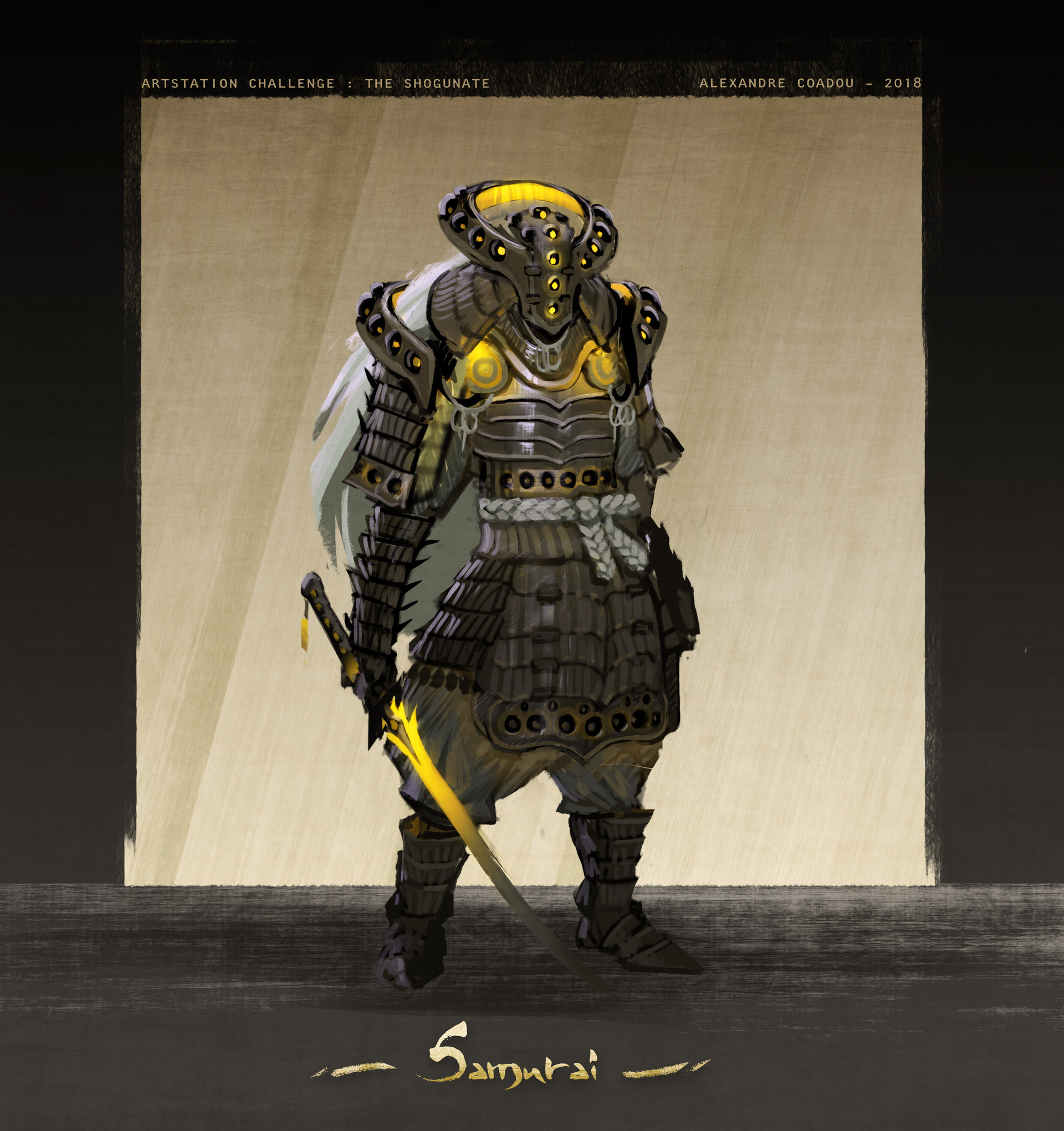 Alexandre Coadou - The Sogunate - Character design challenge