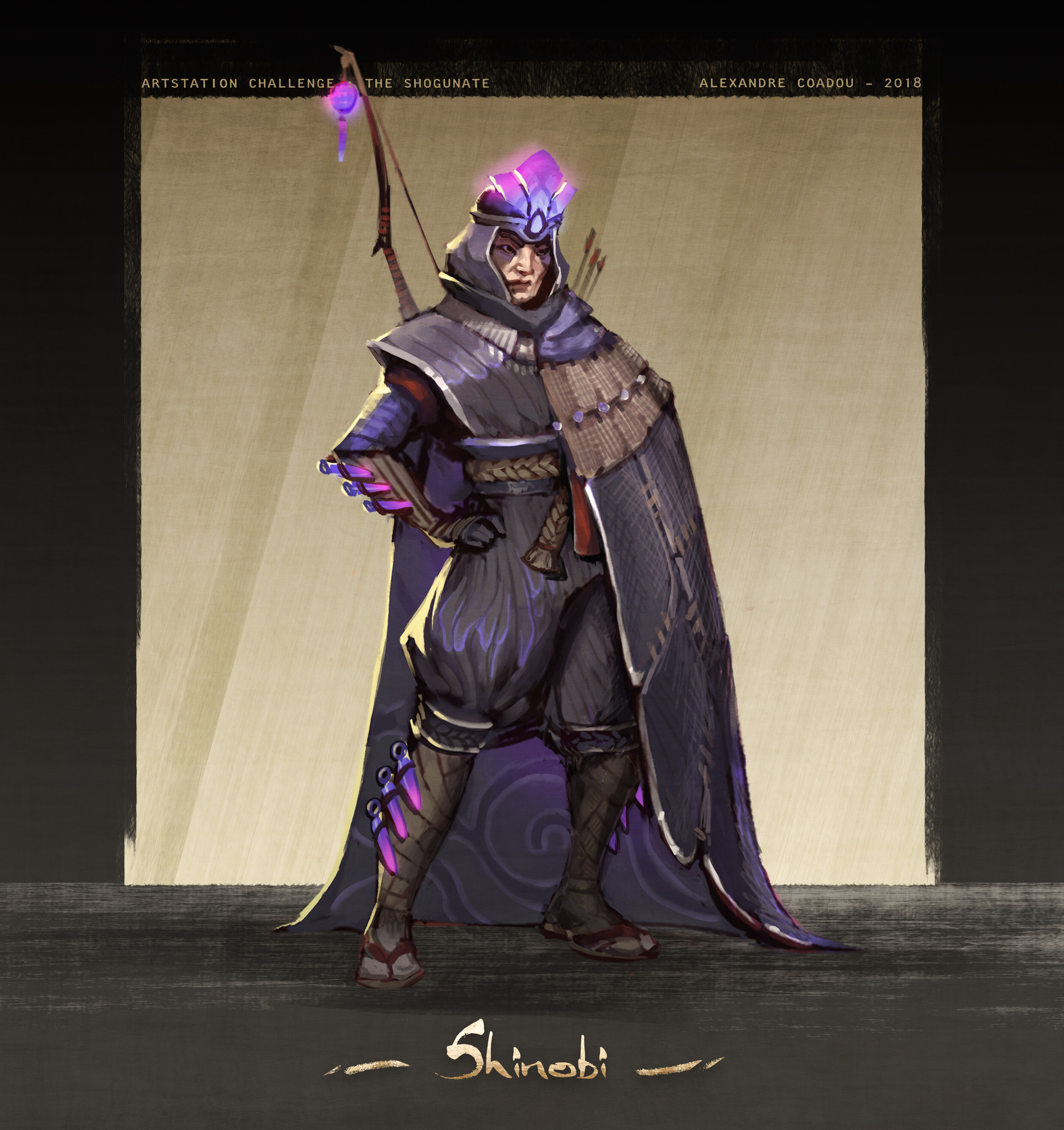 Alexandre Coadou - The Sogunate - Character design challenge