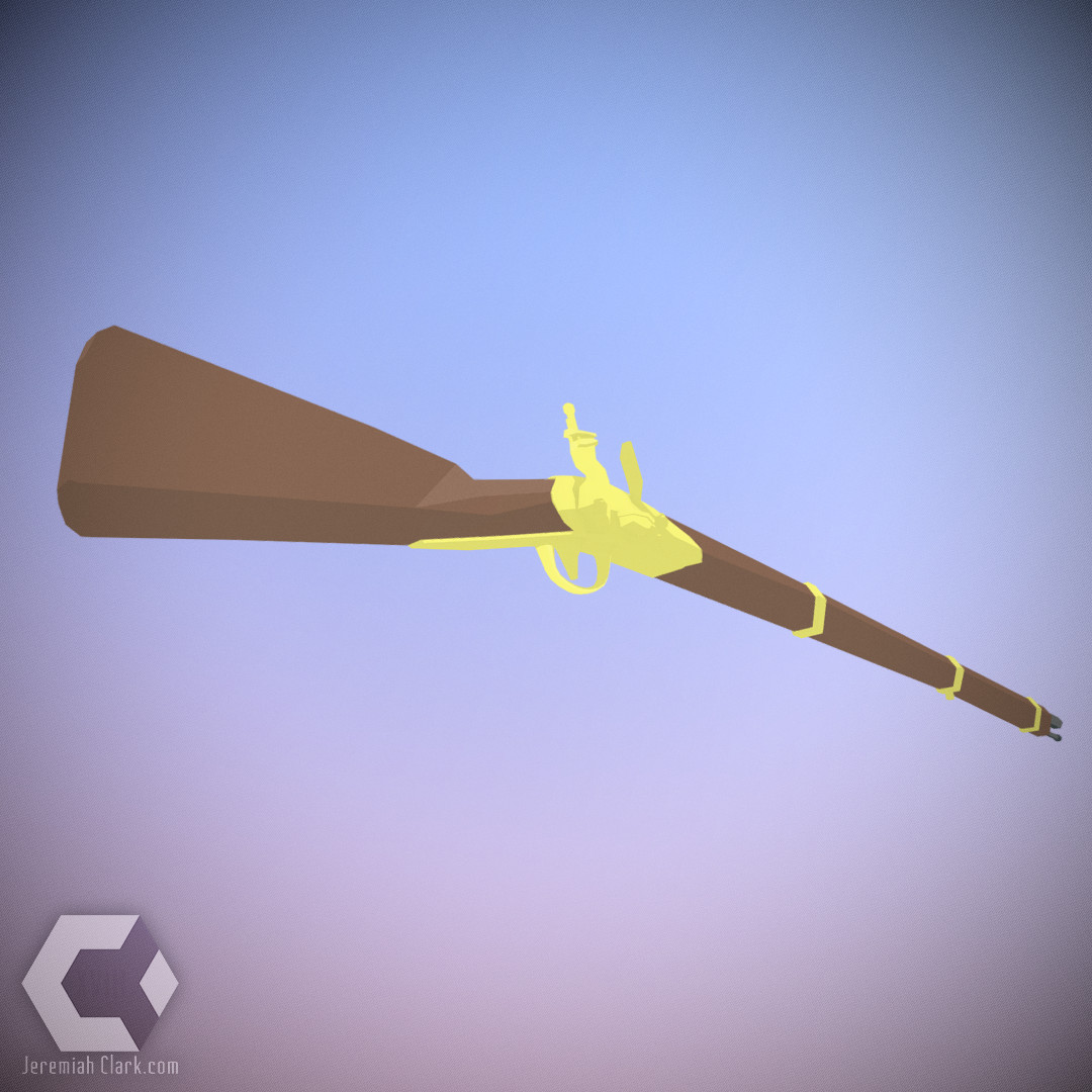 ArtStation - Low Polygon Musket