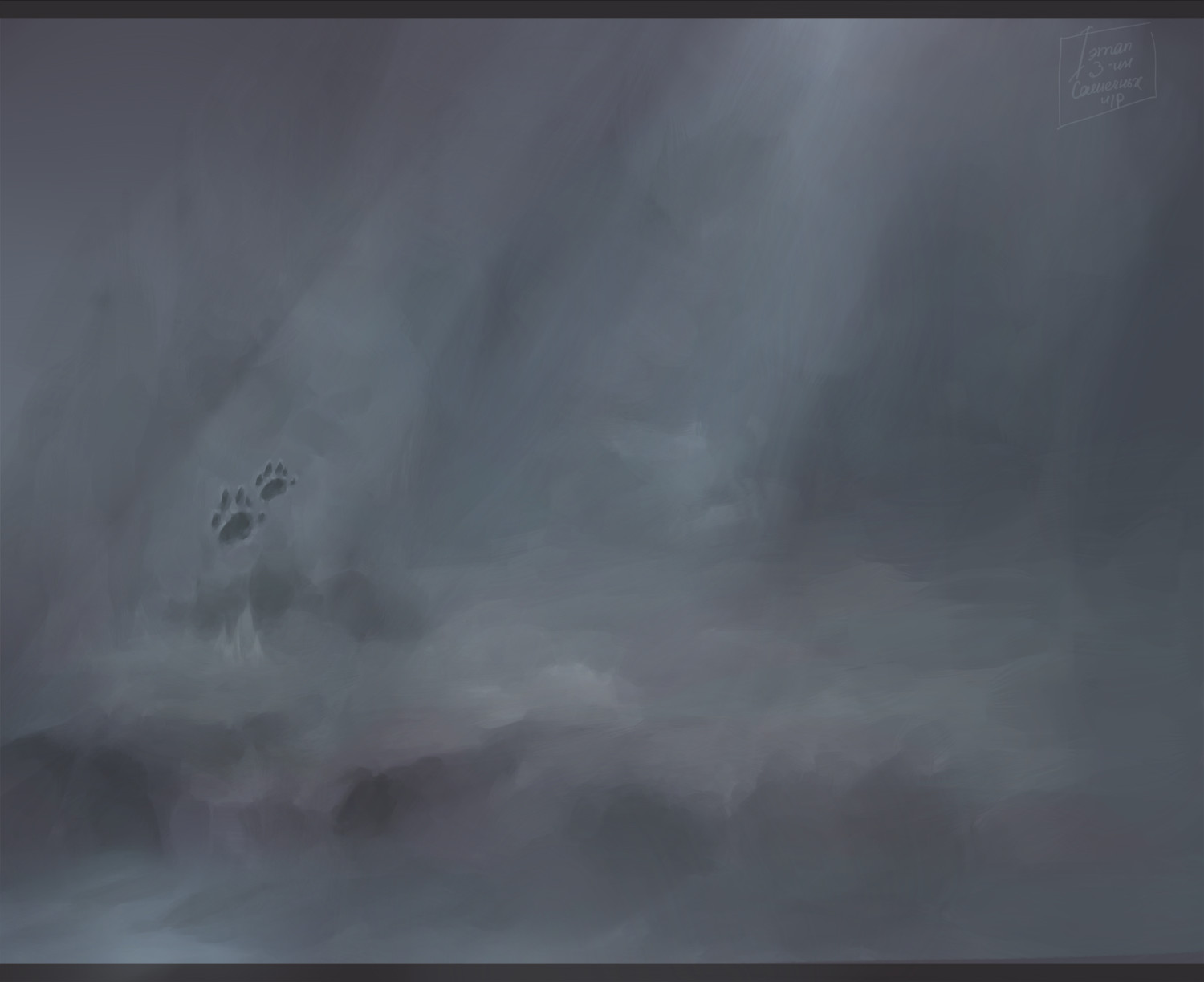 ArtStation - Silent cave.