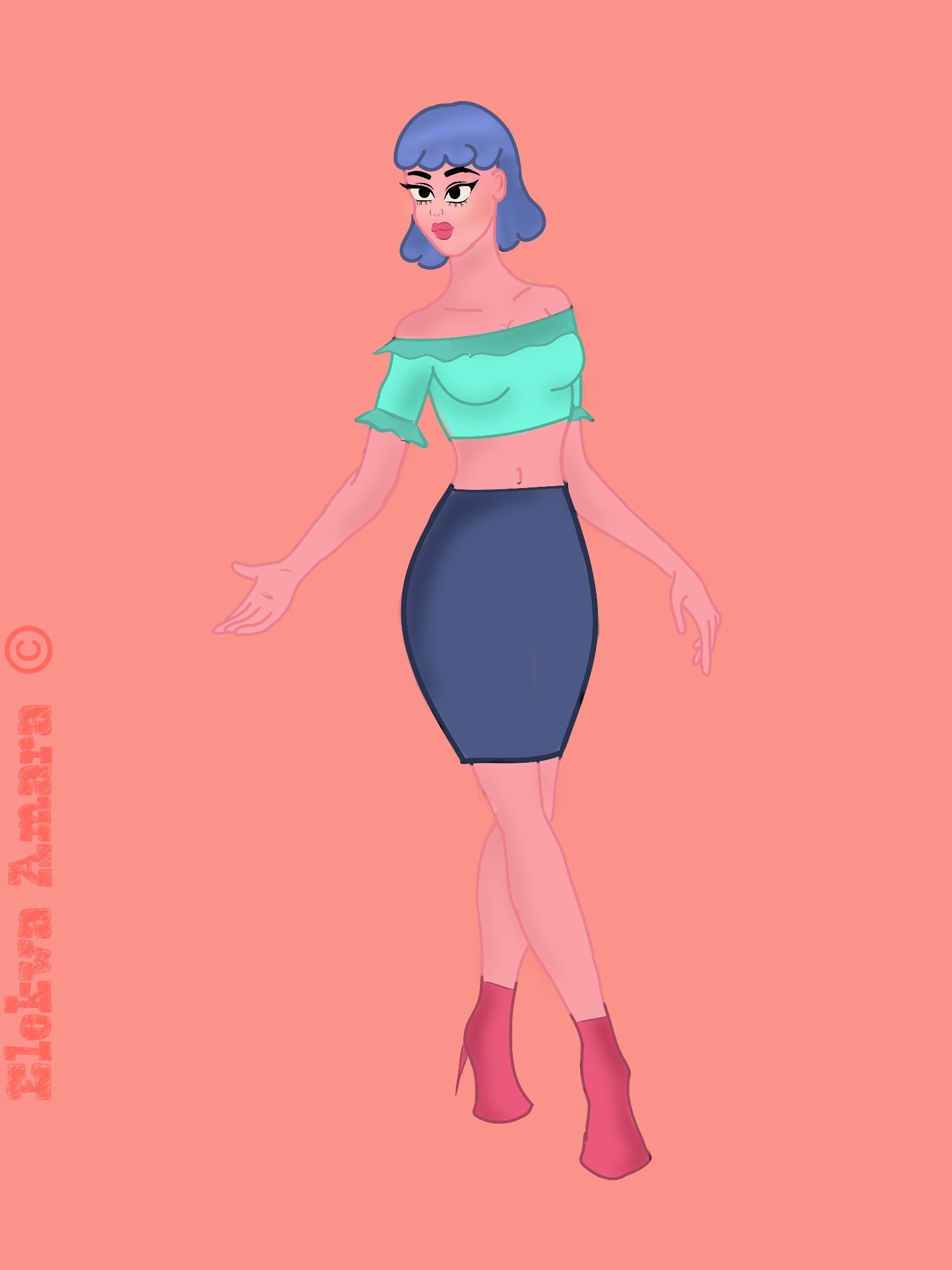 ArtStation - pastel princess