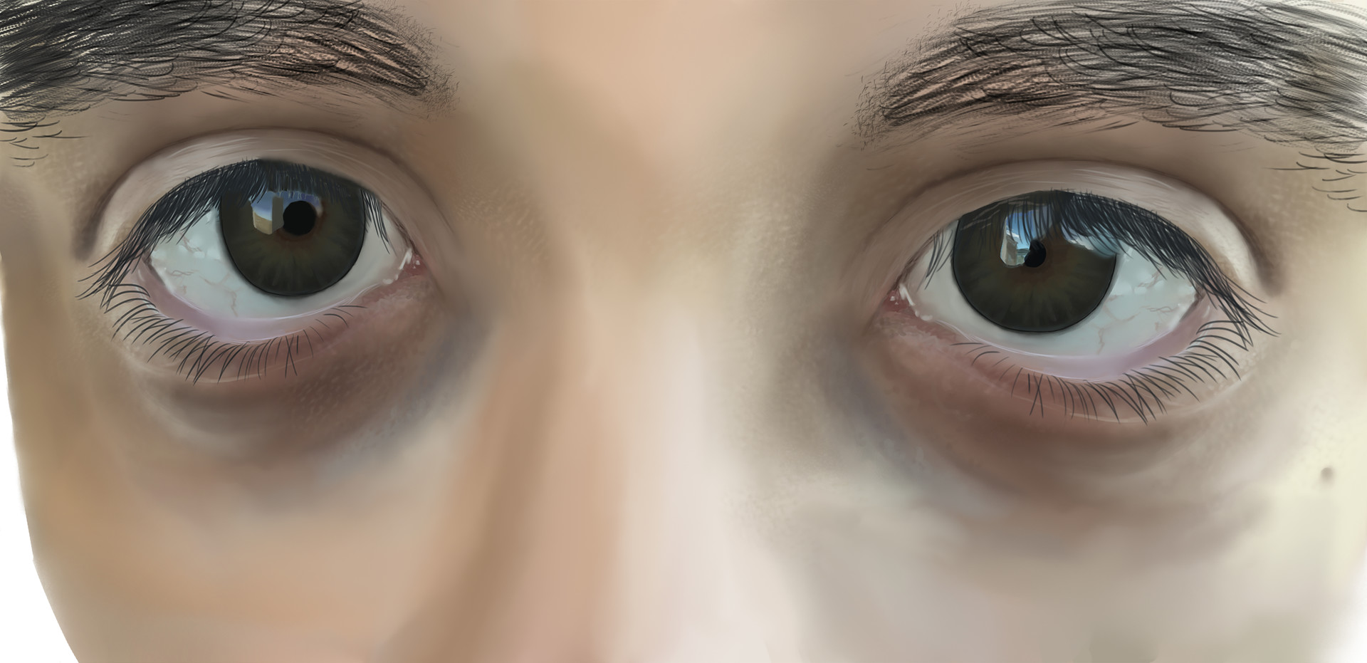 ArtStation - Dark Eyes - Eye Study