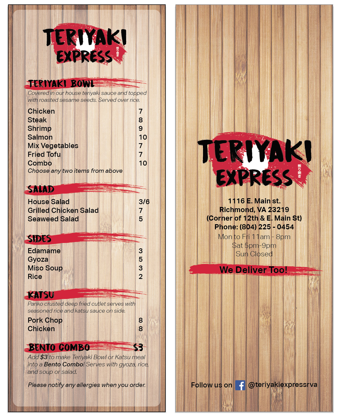 Ruo Zheng - Teriyaki Express