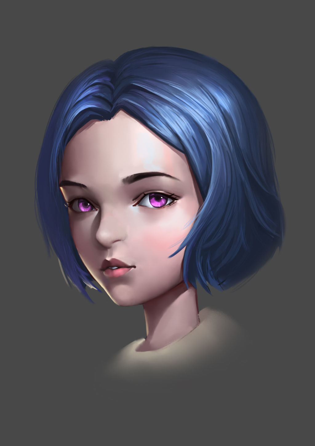 ArtStation - 女头像练习