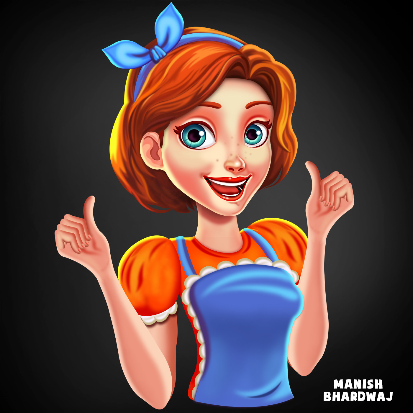 ArtStation - Chef Character Girl