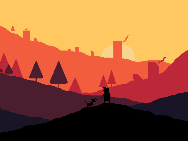 pixel art background simple