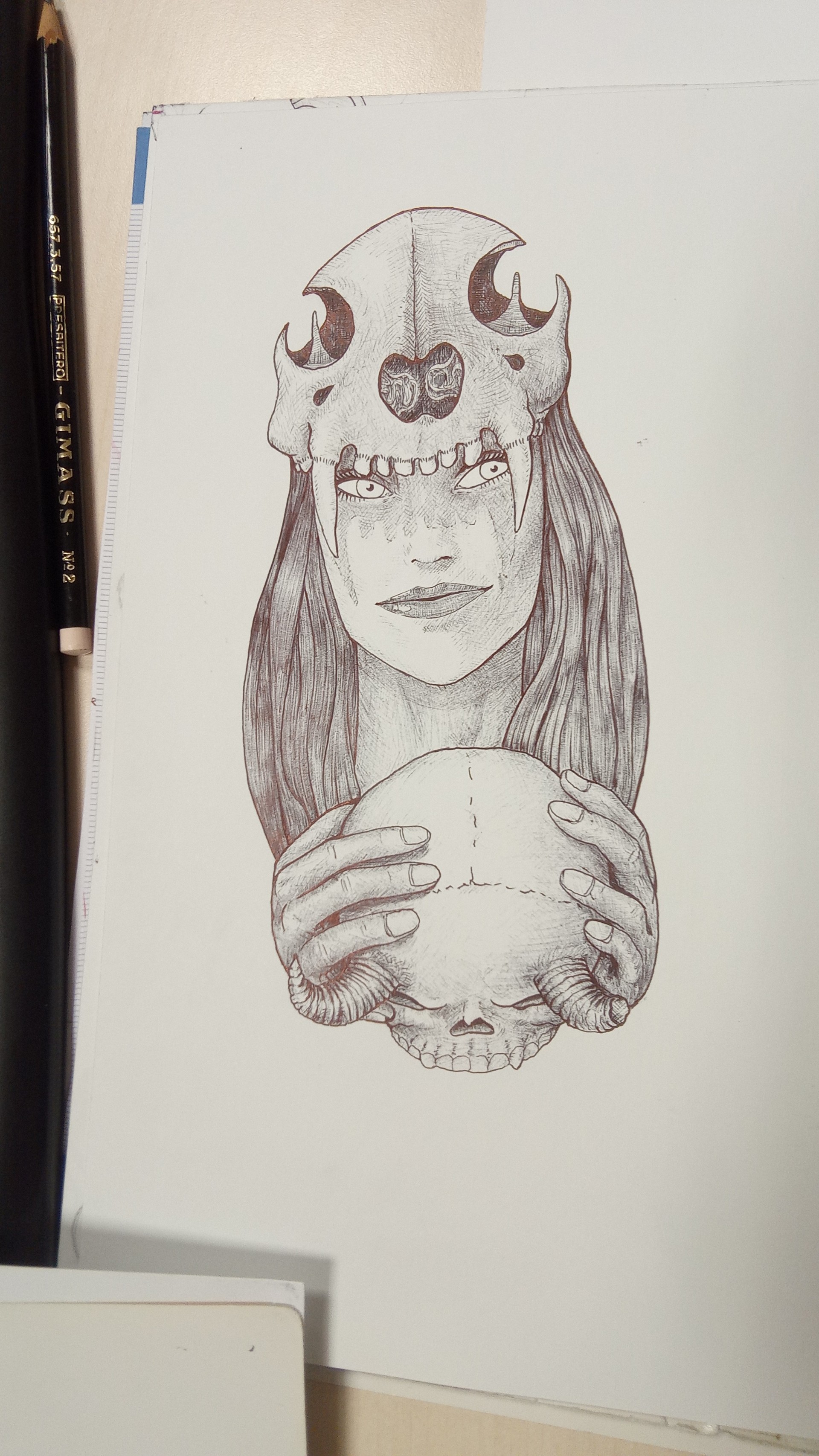 ArtStation - Skull girl