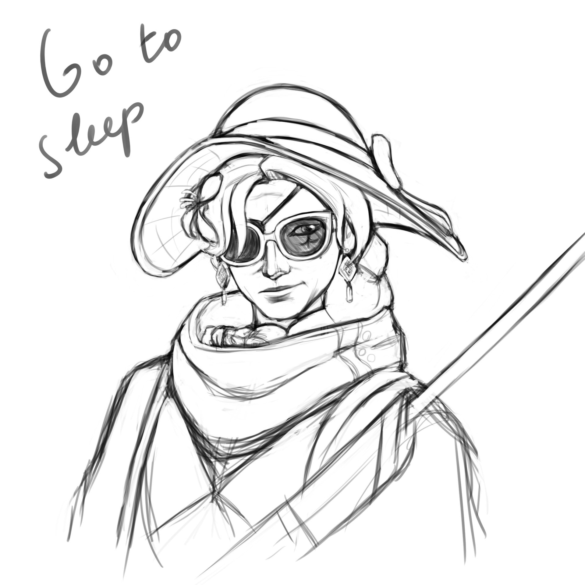 how to draw ana overwatch